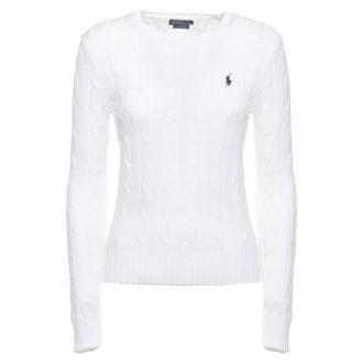 Ralph Lauren Femme, Pulls, Blanc, Taille: 40 FR Pulls &agrave; col rond
