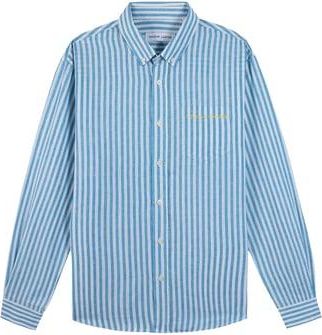 Maison Labiche Chemise &agrave; rayures en lin et coton