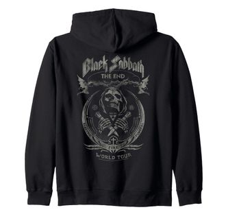 Black Sabbath Offiziell Black Sabbath The End World Tour Band Heavy Metal Kapuzenjacke