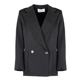 Silvian Heach Oversized Sportjacke - - Jackets - Damen - Schwarzk - L