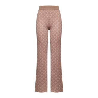 Silvian Heach Ausgestellte Hose mit Reliefstruktur - - Trousers - Damen - Rosa - S
