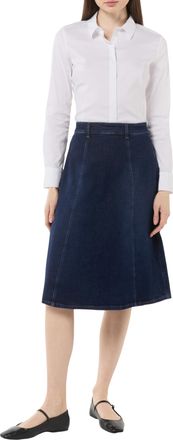 Comma Ausgestellter Jeansrock