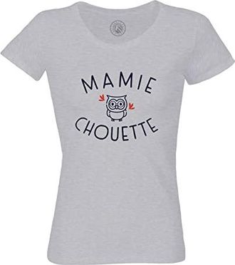Fabulous T-Shirt Femme Col Rond Mamie Chouette Famille Mignon Animal