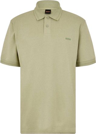 HUGO BOSS Poloshirt f&uuml;r Herren, Verriegelung, kurz&auml;rmlig (Gr&uuml;n)