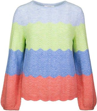 bianca Strickpullover REMIS in frischen Farben als Color-Blocking-Design