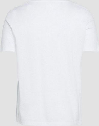 s.Oliver Kurzarmshirt T-Shirt T-Shirt mit Print und Schmuckdetails