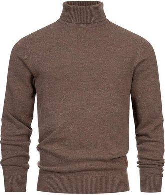 Indicode Strickpullover Herren INMargous Roll Pullover Herrenpullover Klassischer Herren Rollkragenpullover