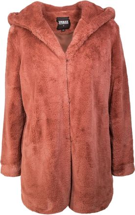 Urban Classics Mantel mit Kapuze f&uuml;r Damen (Dunkelrosa)