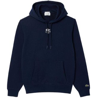 Lacoste Kapuzenpullover f&uuml;r Herren/Damen Unisex, mit Kapuze, Klassisch (Blau)