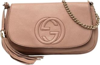 Gucci Sac bandouli&egrave;re en cuir Soho Pre-owned - Femme - Pre-owned - Rose - Taille: ONE Size