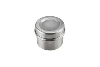 Lurch Idena 240939 Bo&icirc;te &agrave; repas en acier inoxydable &Oslash; 5,6 x 4,8 cm, Argent&eacute;