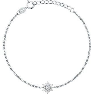 Cleor Bracelet en argent 925/1000 et zircon