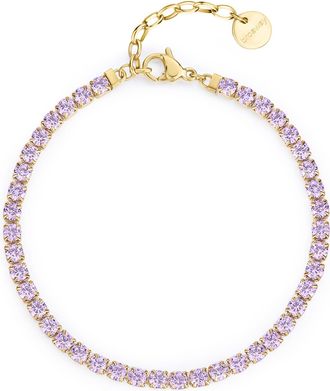 Brosway DESIDERI Armband für Damen aus Edelstahl mit Zirkonia und 14K-vergoldeter-PVD-Beschichtung, Durchmesser: 32,2 mm, BEI091