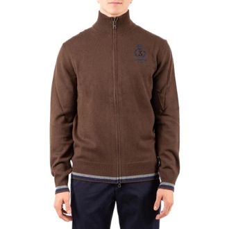 La Martina Herren, Strickwaren, Braun, XLGr&ouml;&szlig;e