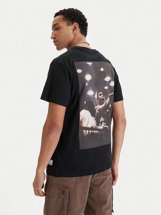 Rvca T-Shirt Va X Ali Ringside 23A353527 Schwarz Regular Fit