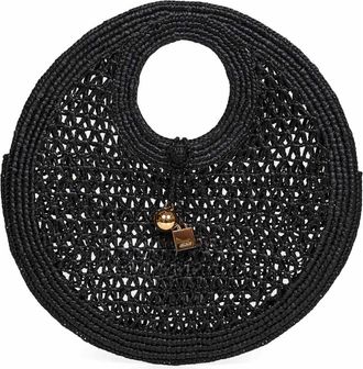 Jacquemus Femme, Sacs, Noir, Taille: ONE Size Spiaggia Small Round Bag