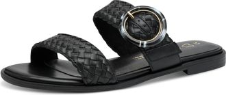 Marco Tozzi Damen Pantoletten mit Schnalle Elegant, Schwarz (Black), 41 EU