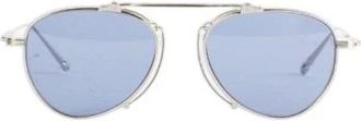 Matsuda Femme, Accessoires, Gris, Taille: ONE Size Lunettes de soleil &agrave; monture m&eacute;tallique double pont M3130