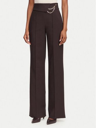 Rinascimento Rinascimento Stoffhose CFC0130433003 Dunkelbraun Regular Fit