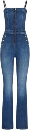 Guess Femme, Combinaisons et Ensembles, Bleu, Taille: W29 Jumpsuit