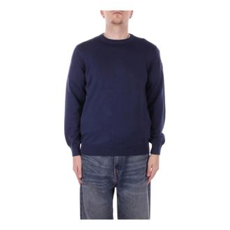 Paul & Shark Homme, Pulls, Bleu, Taille: 3XL Pull Bleu avec Logo Yachting