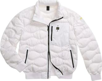 Blauer Herren, Jacken, Weiß, XLGröße