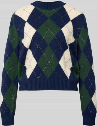 Guess Regular Fit Strickpullover aus Baumwoll-Mix Modell GRACIE