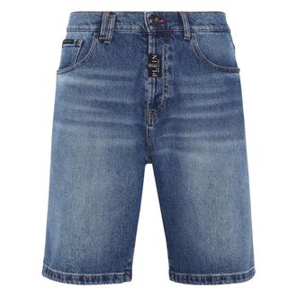 Philipp Plein Herren, Shorts, Blau, W30Gr&ouml;&szlig;e