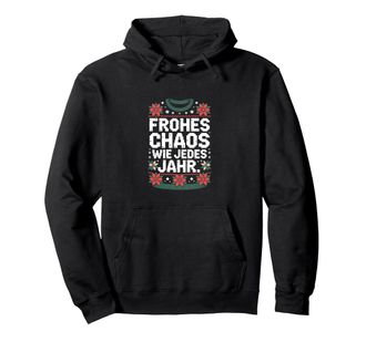 Mapanoli Design Frohes Chaos Wie Jedes Jahr Weihnachts Humor Pullover Hoodie