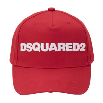 Dsquared2 Casquette de baseball - unisex - Accessoires - Rouge - Taille: ONE Size