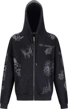 Ed Hardy Sweatjacke Tattoo Club