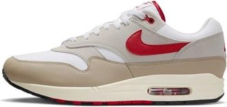 Nike Air Max 1 HF4312 Baskets pour homme Blanc/crème II/calcaire/Rouge université 100 Pointure 42
