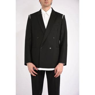 Patrizia Pepe Homme, Vestes, Noir, Taille: 2XL Blazers