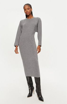 Pinko Strickkleid Vitigno 103944 A221 Grau Regular Fit