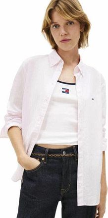 Tommy Jeans Poplin W - Langarm Hemd - Damen