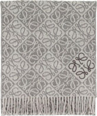 Loewe Damen Wollschal mit Kaschmir ANAGRAM
