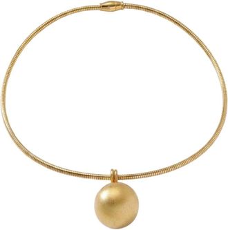 Dansk Copenhagen Collier Signe Statement - Femme - Accessoires - Jaune - Taille: ONE Size