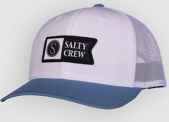 Salty Crew Pinnacle 2 Retro Trucker Cap slate