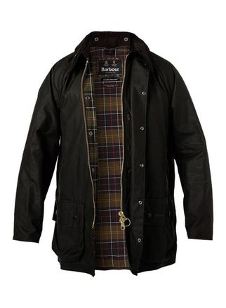 Barbour Herren Jacke gr&uuml;n Baumwolle