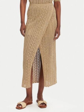 Twin-Set Midirock 251TT3192 Beige Slim Fit