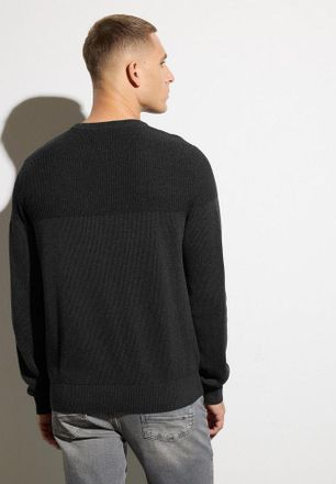 Street One Men Strickpullover aus reiner Baumwolle