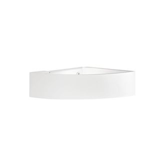 Luce-Ambiente-Design Mykonos wall lamp in Paintable White Plaster With Satin Glass Diffuser