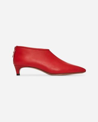 Arket Lederstiefel -Rot