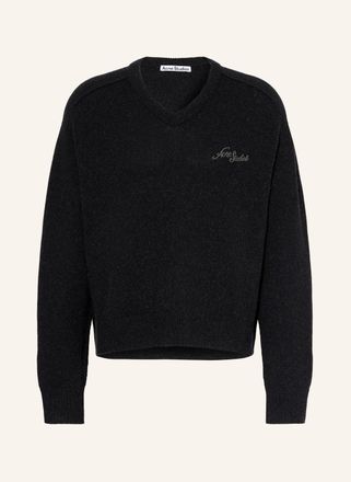 Acne Studios Pullover Aus Kamelhaar schwarz