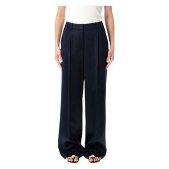 Anine Bing Trent Trouser - Femme - Pantalons - Bleu - Taille: 38 FR