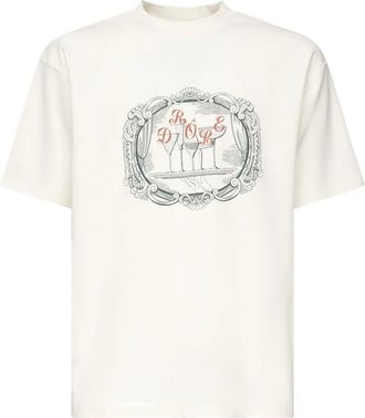 Drôle de Monsieur Homme, Tops, Beige, Taille: S T-shirts et Polos Beige avec Imprimé