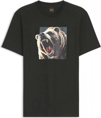 HUGO BOSS Homme, Tops, Noir, Taille: L Dobermann T-shirt