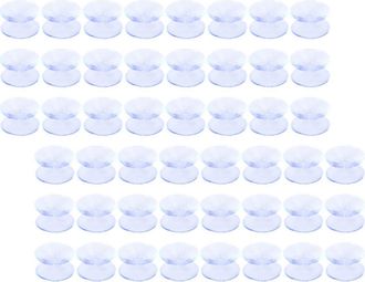 IFUNDOM 100 St&uuml;ck Doppelseitige Saugn&auml;pfe aus Silikon Transparent rutschfeste Glasplatten Schutzpuffer f&uuml;r Tischplatten Antirutsch Pads f&uuml;r Kaffee Esstische S