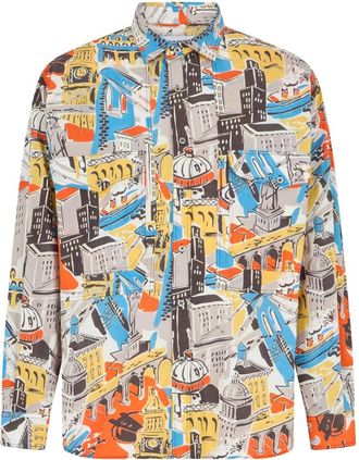 Moschino Homme, Chemises, Multicolore, Taille: XL Chemise &agrave; manches longues