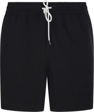 Ralph Lauren Homme, Maillots de bain, Noir, Taille: M Traveler Mid Trunk